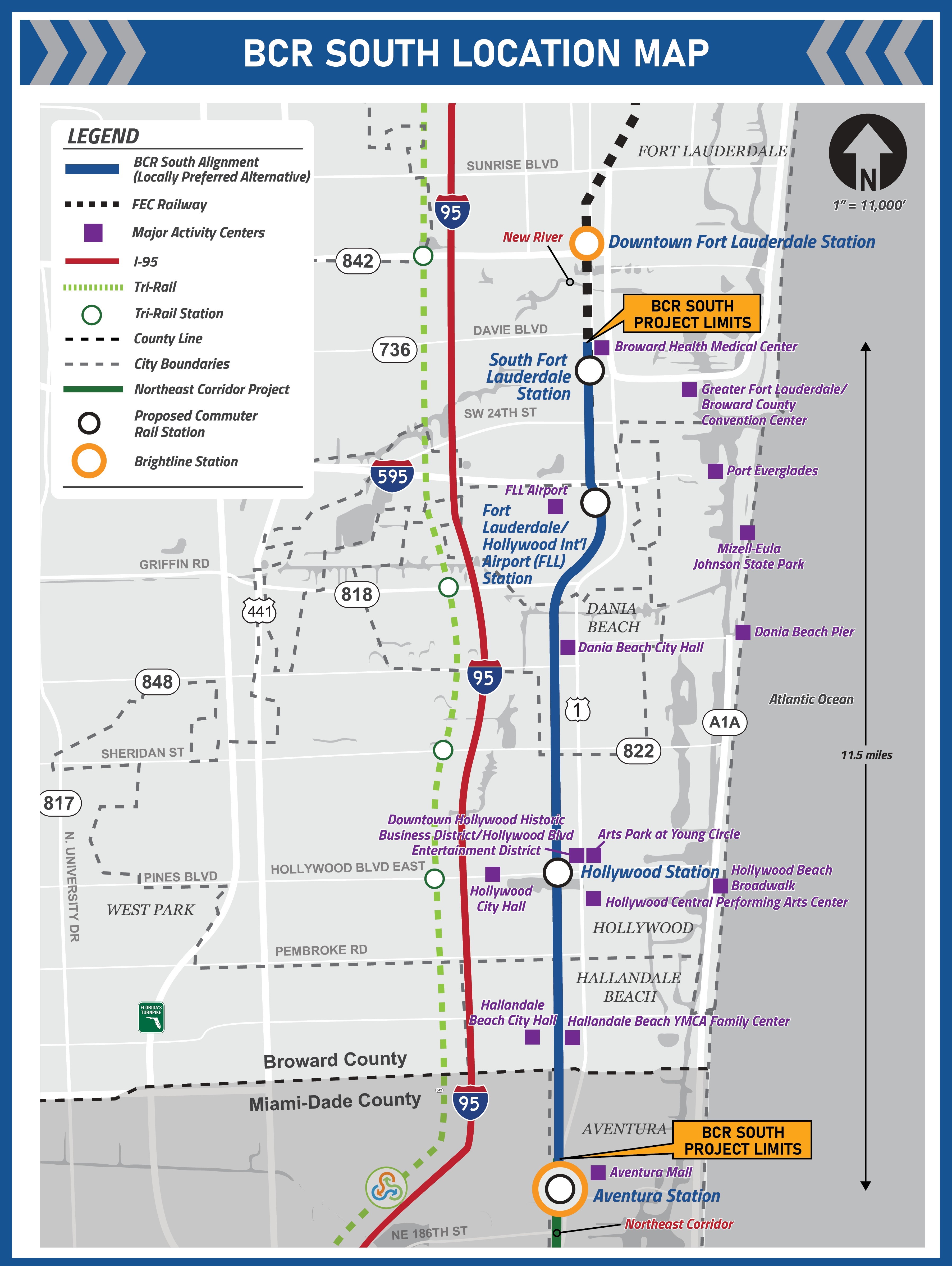 Location Map BCR South Project